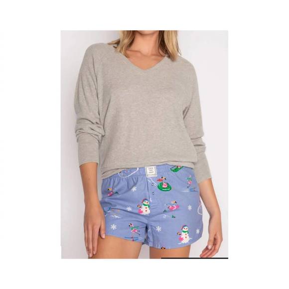 PJ Salvage | Shorts | New Pj Salvage Ski Birds Cotton Flannel Pj Short ...